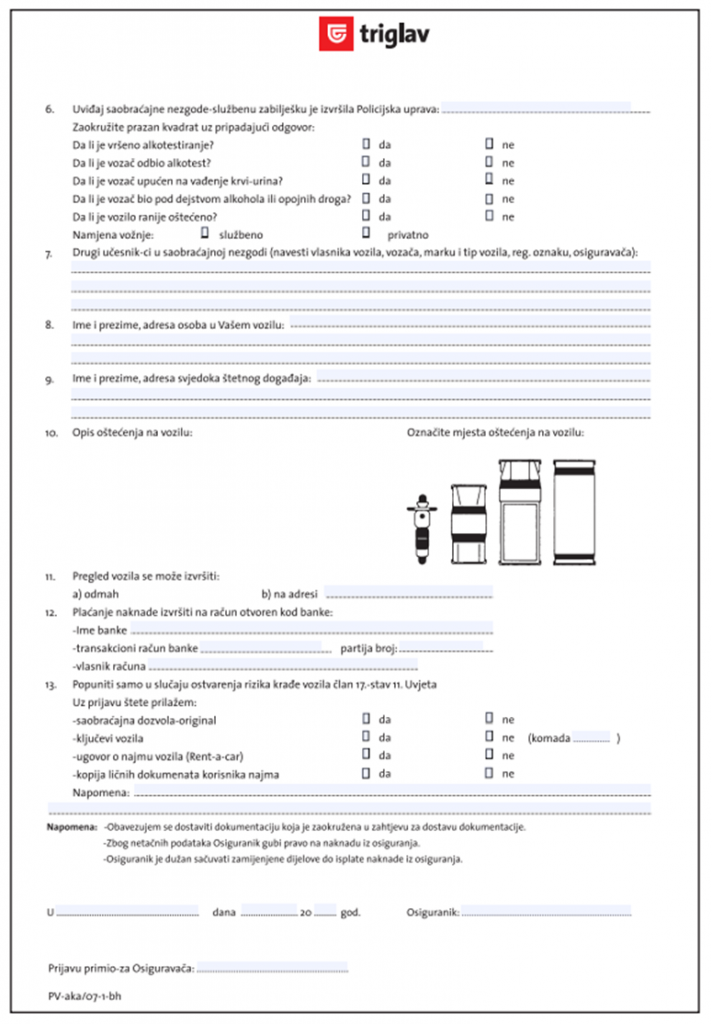 Prijava štete po osnovu auto kasko osiguranja - Sve ce biti u Redu ...